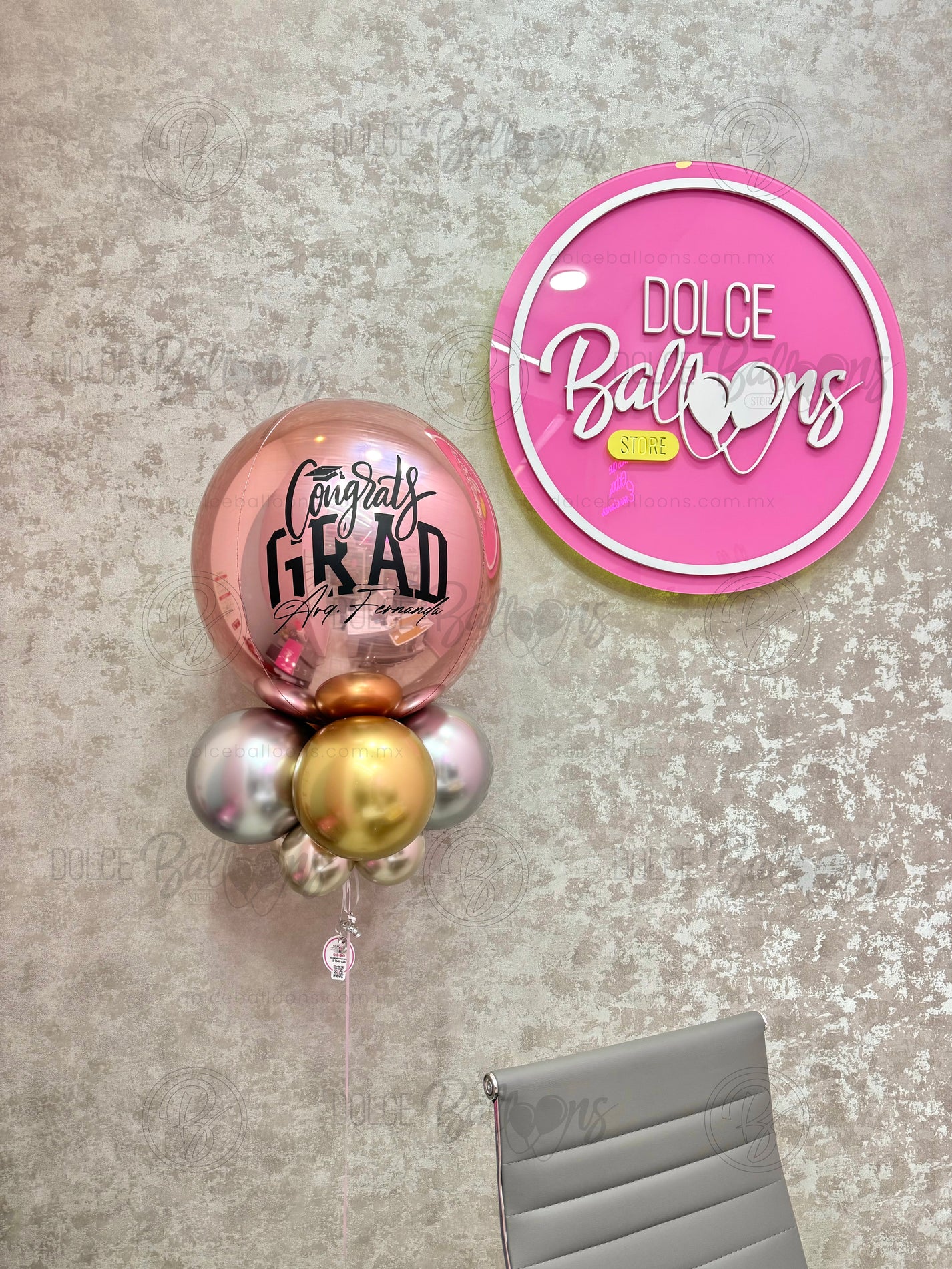 Esfera Flotante Personalizada – Dolce Balloons Mx